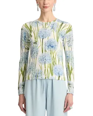 Oscar De La Renta Long Sleeve Knitwear For Women