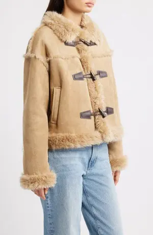 THREAD & SUPPLY Faux Shearling Jacket