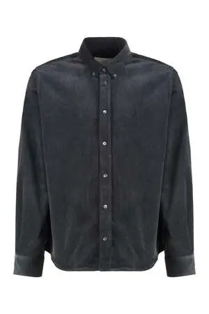 Ami Corduroy Shirt - Grey