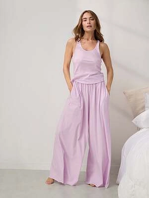 Victoria's Secret Lunya Organic Pima Curved Hem Tank - Purple