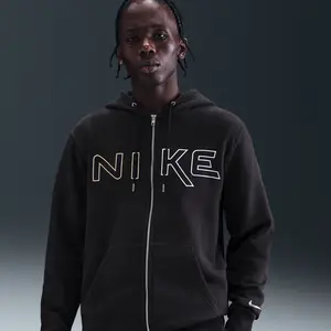 Nike Sportswear Club Full-zip Fleece Hoodie - Black