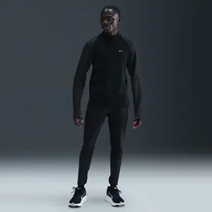Nike Dri-fit 1/2-zip Running Top With Reflective Accents