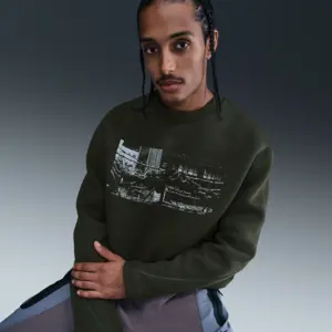 Nike Tech Fleece Crew With Reflective Accents
