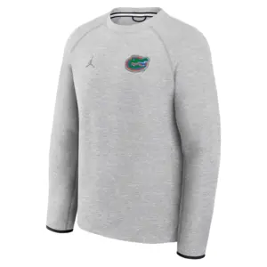 JORDAN Florida Gators Tech Fleece Pullover Crew - Grey