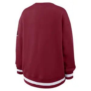 Nike Alabama Legacy Phoenix College Oversized Pullover Crew - Red