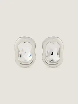 Givenchy Sculptural Crystal Earrings - Multicolor