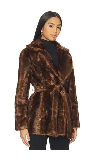 JAKKE Paley Faux Fur Coat