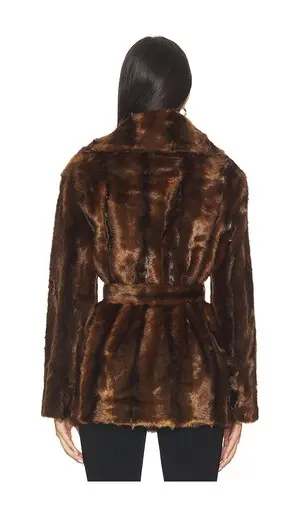 JAKKE Paley Faux Fur Coat