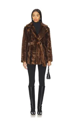 JAKKE Paley Faux Fur Coat
