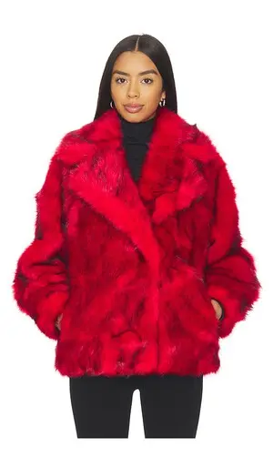 JAKKE Rita Faux Fur Coat