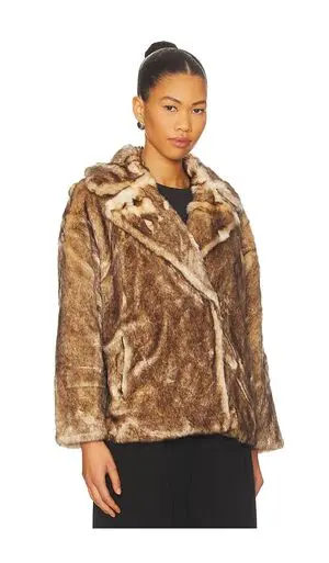 JAKKE Rita Faux Fur Coat