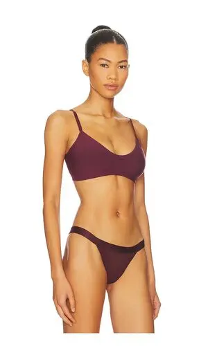 Commando Butter Bralette In Wine - Pinot