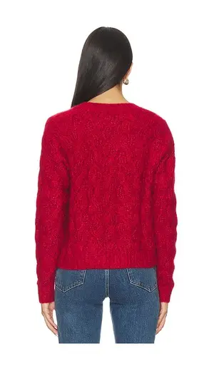 Autumn Cashmere Cable Crew Sweater