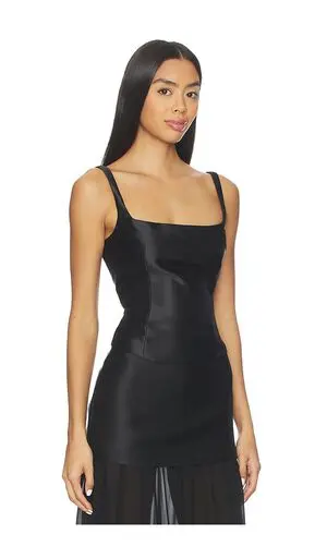 Amanda Uprichard Jacksonville Top - Black