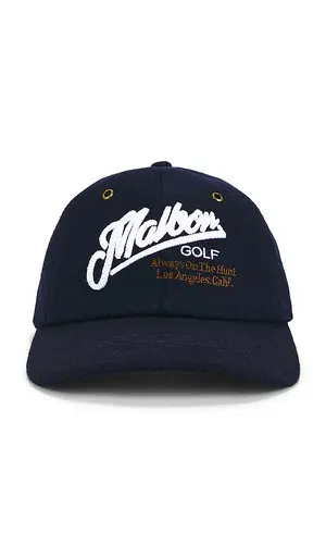 MALBON Maxwell Snapback Hat - Navy