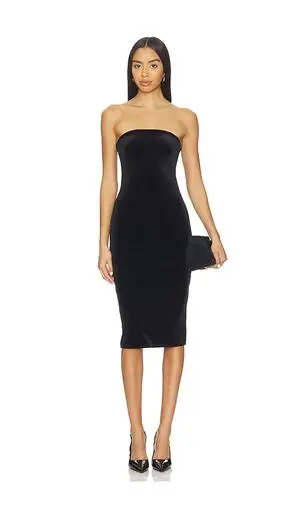 Commando Velvet Strapless Midi Dress