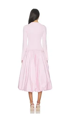 Simkhai Kenlie Long Sleeve Midi Dress - Blush