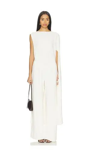 WeWoreWhat Draped Dolman Sleeve Jumpsuit - Ivory