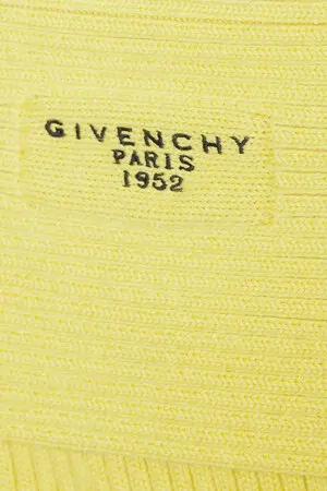 Givenchy Off-the-shoulder Mini Dress - Acid Yellow