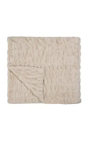 LOLA BLANKETS Lola Original Blanket In Ivory - Antique Ivory