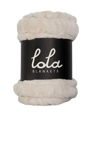 LOLA BLANKETS Lola Original Blanket In Ivory