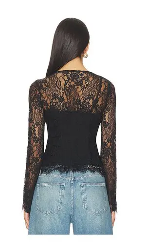 Free People Paloma Lace Top