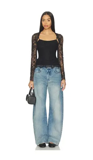 Free People Paloma Lace Top
