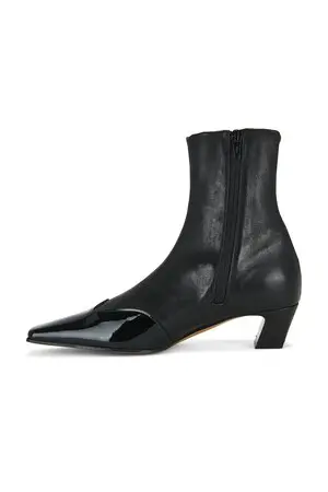 Khaite Nevada Ankle Stretch Boot - Black