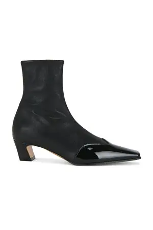 Khaite Nevada Ankle Stretch Boot - Black