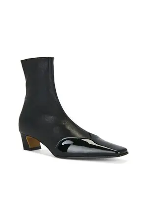 Khaite Nevada Ankle Stretch Boot - Black