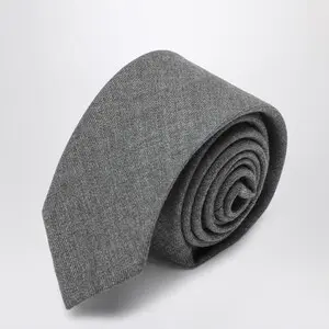 Thom Browne Wool Neck Tie - Grey