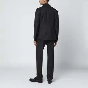 Tagliatore Striped Single-breasted Wool Suit - Brown