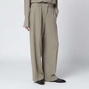 TOTEME Wool-blend Wide Leg Trousers