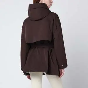 Herno Short Parka - Brown