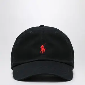 Ralph Lauren Baseball Cap With Logo - Black