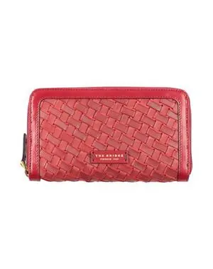THE BRIDGE Wallet Brick Leather - Red