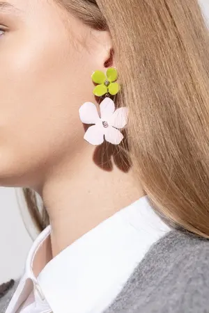 Marni Floral Motif Earrings
