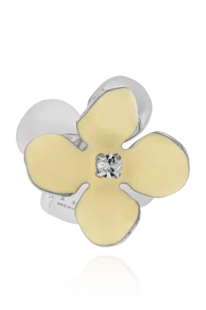Marni Earrings With Floral Motif - Yellow