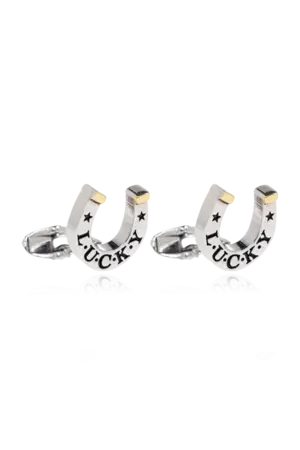 Paul Smith Cufflinks With A Horseshoe Motif - Silver
