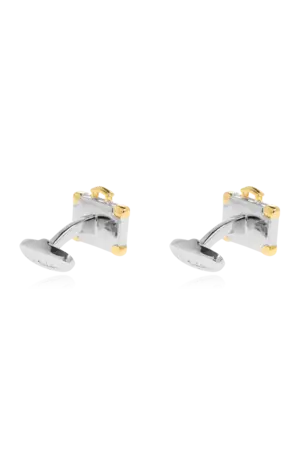 Paul Smith Cufflinks With Suitcase Motif - Silver