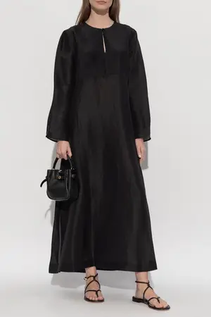 Tory Burch Loose-fit Maxi Dress - Black