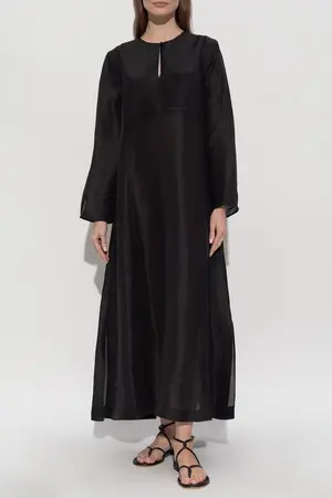 Tory Burch Loose-fit Maxi Dress - Black