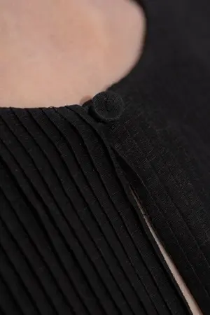 Tory Burch Loose-fit Maxi Dress - Black