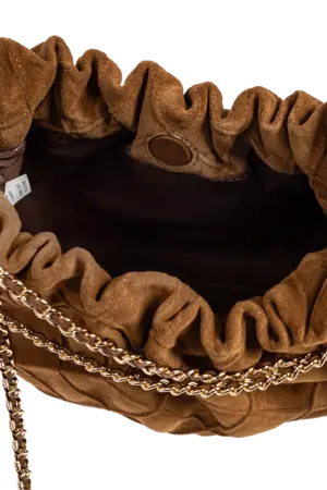 Tory Burch Fleming Mini Shoulder Bag - Brown