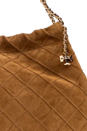 Tory Burch Fleming Shoulder Bag - Brown