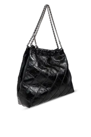 Tory Burch Fleming Shoulder Bag - Black