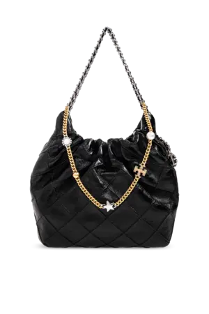 Tory Burch Fleming Mini Shoulder Bag - Black