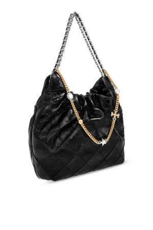 Tory Burch Fleming Mini Shoulder Bag - Black