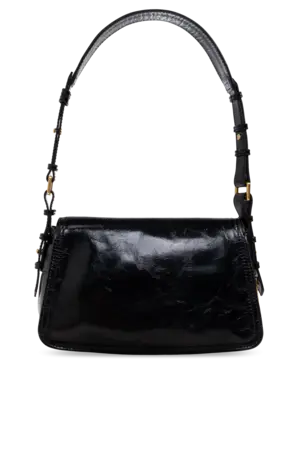 Zadig&Voltaire Shoulder Bag With Wing Embellishment - Black