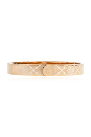 Tory Burch Logo Bangle Bracelet - Gold